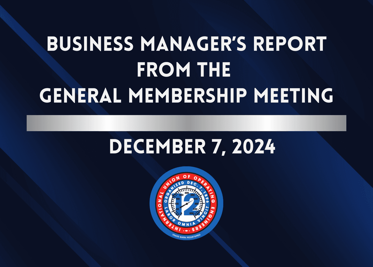 IUOE 12 | Announcements